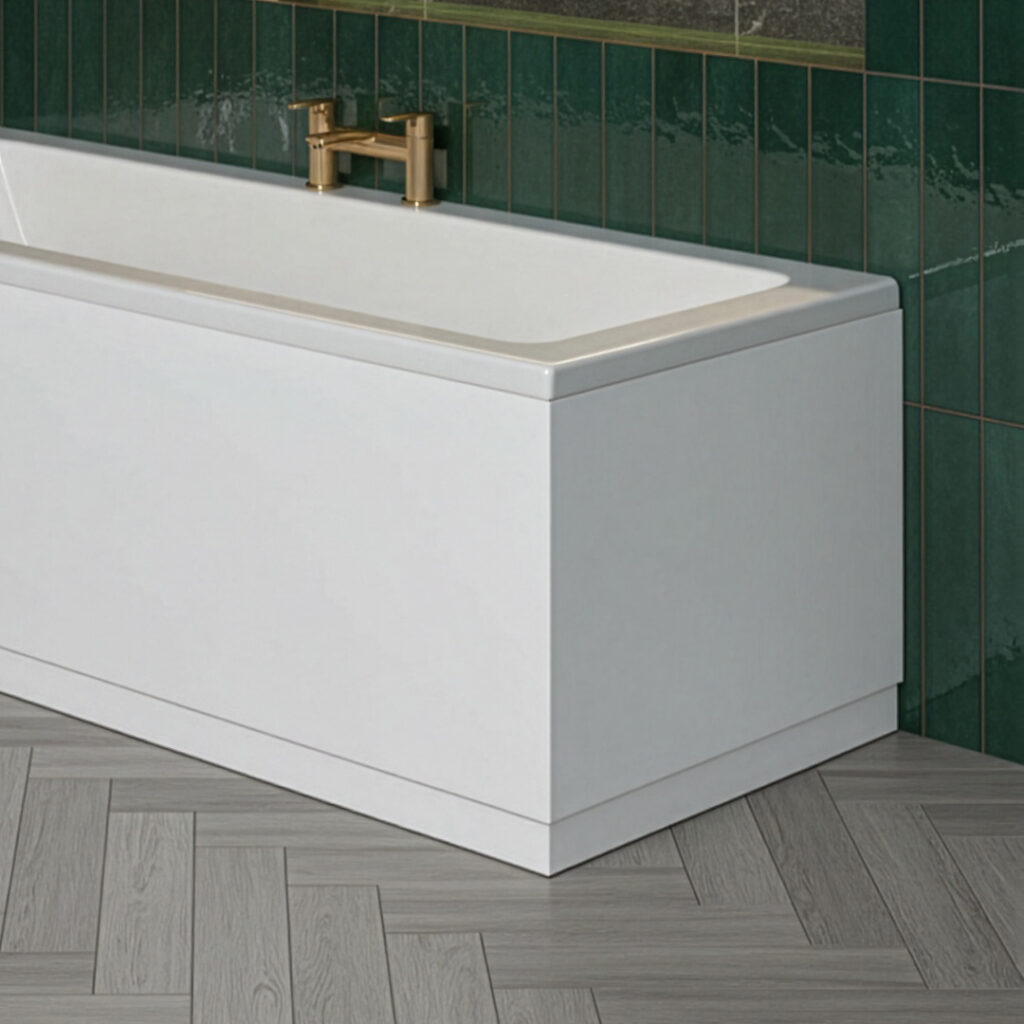 Universal High Gloss End Bath Panel And Plinth | Bathshed