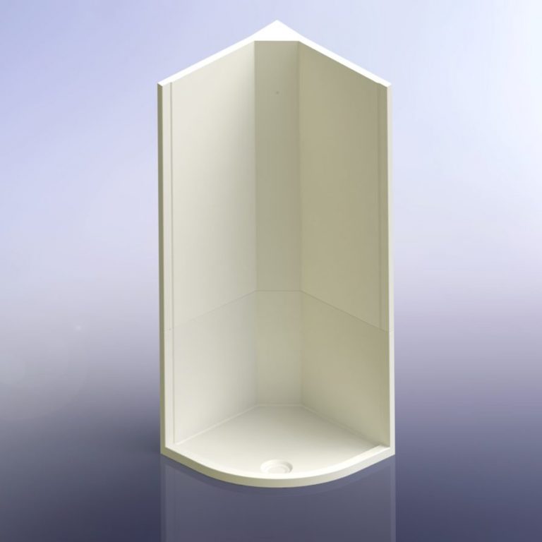 Neptune 900mm White Leak Free Shower Enclosure | Bathshed