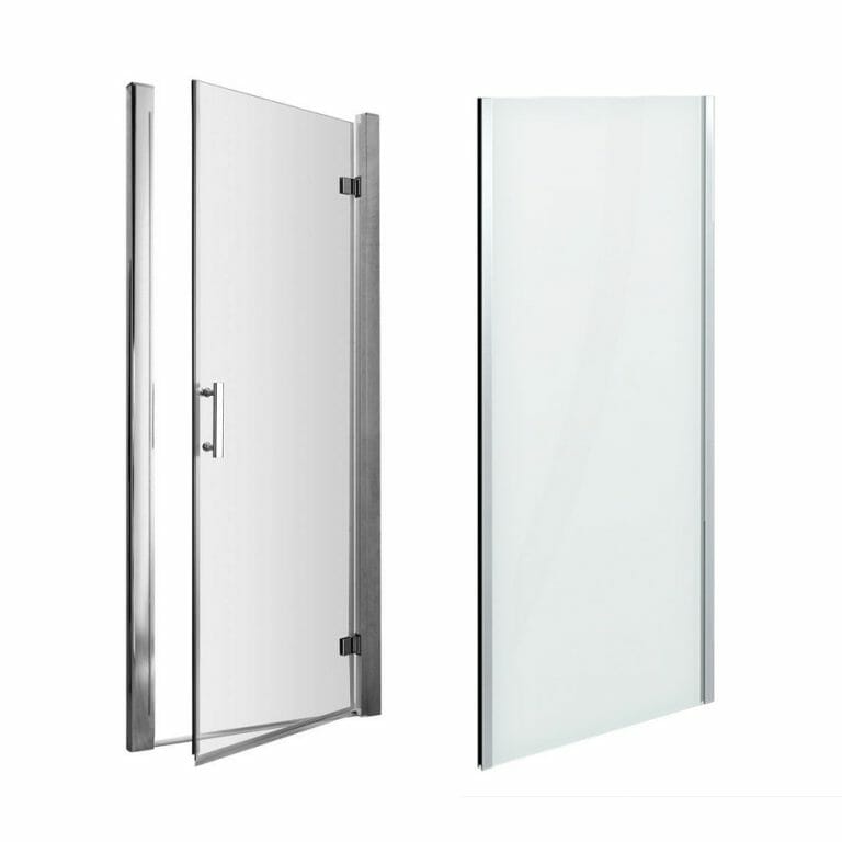 Neptune 900mm White Leak Free Shower Enclosure With Pivot Door