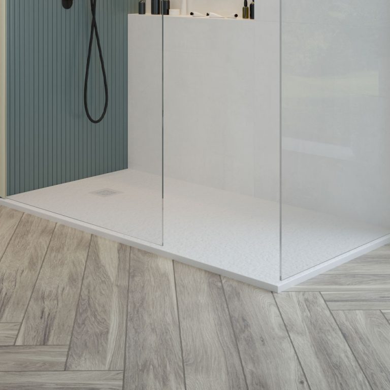 Large Rectangular White Slate Shower Tray 2000 x 900mm | Bathshed