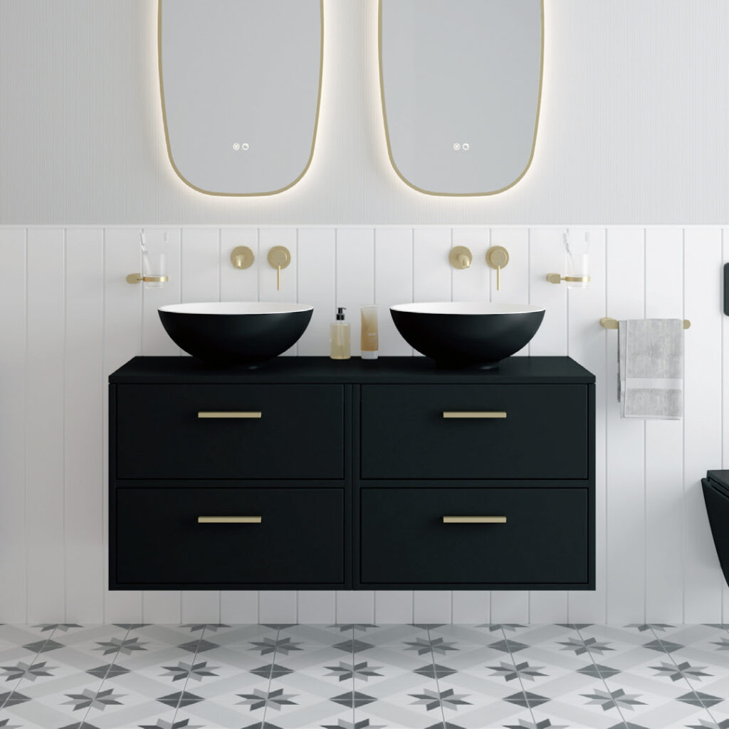 Finland Countertop Wall Hung Vanity Unit | Scandinavian | Bathshed