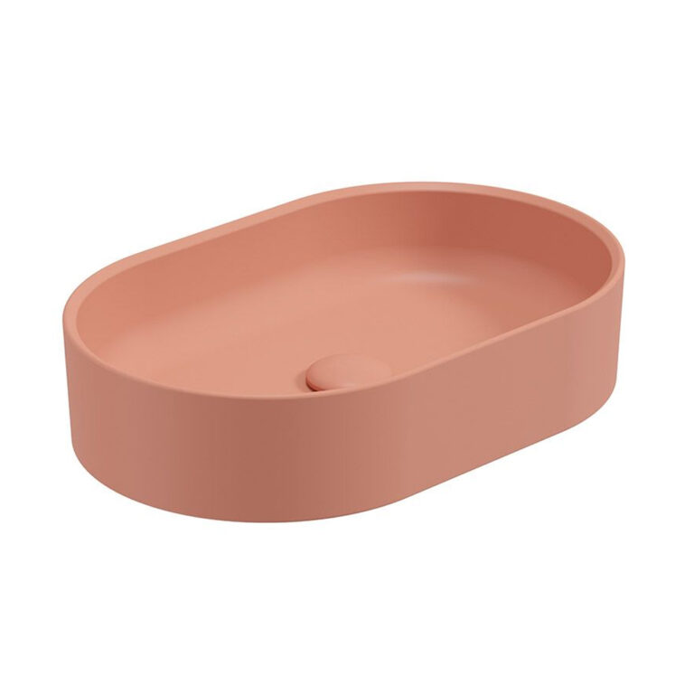 LIVING Oval Countertop Wash Basin & Waste Metro Blaze - Bathshed